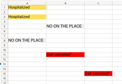 A Macro For Setting The Background Color Of A Cell Based On Its Contents English Ask Libreoffice
