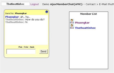 Ajax Basic Ajax Member Chat Amc Codeproject