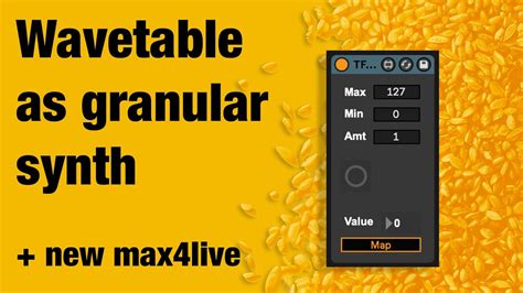 Tutorial Make Your Own Granular Synth In Ableton Using My New Max4live Device Youtube