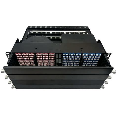 8 12 24 Mpo Mtp Base To 24 Lc Ultra High Density 1u Modular Fibconet