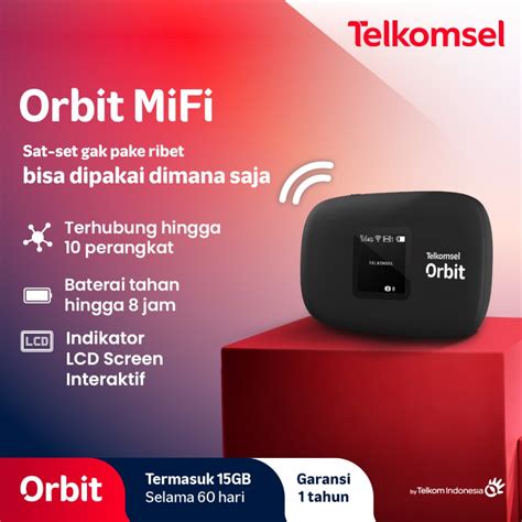 Jual Telkomsel Orbit Mifi H N N Portable Modem Wifi G High Speed Free Data Gb Shopee
