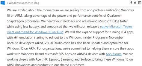 Windows 10 On Arm Will Finally Support X64 App Emulation Rwindows10