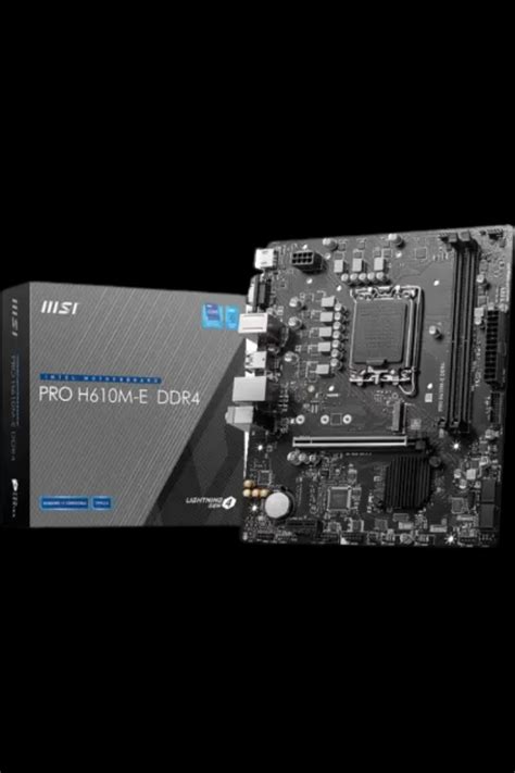 MSI Pro H610M-E DDR4 Motherboard – Gamez Pc Zone