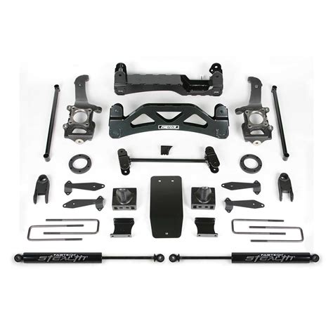 Fabtech 6 Basic Sys Wfrt Shk Extns And Stealth Rr 04 08 Ford F150 4wd