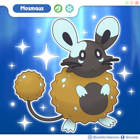 Mosmaus A Grass Type For The Fakemon Type Challenge Rfakemon