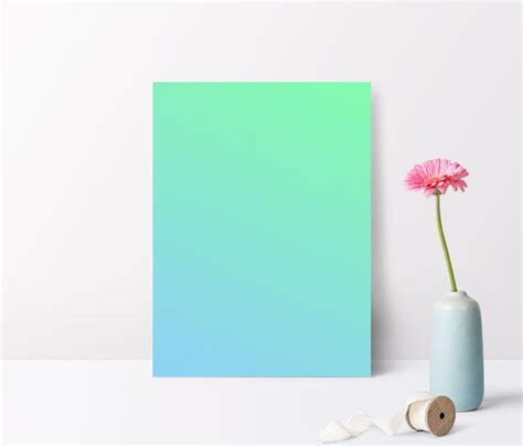 Ui 색상 파란색 녹색 그라데이션 배경 이미지 사진 605006498 무료 다운로드