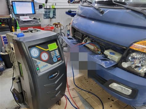 대구중구카센터 포터2 에어컨 콤프레샤 이상으로 에어컨 라인 쇳가루 순환 전체 플레싱밎 냉동 오일 교환 전체 플러싱 네이버 블로그