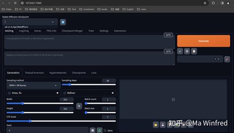 stable diffusion webui踩坑指南 知乎