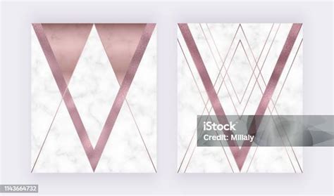 핑크와 회색 삼각형 로즈 골드 호 일 텍스처 다각형 라인 대리석 기하학적 디자인입니다 결혼식 초대장 배너 카드 전단지 포스터에 대 한 현대적인 배경 날짜를 저장 스칸디나비아