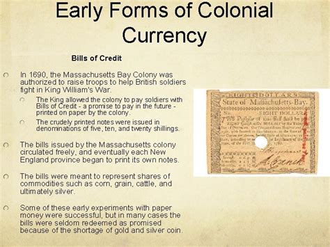 Colonial Currency Economy And Symbolism The History Of