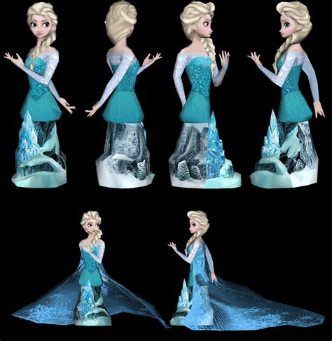 Elsa Frozen Bust Papercraft By Sabi996 On Deviantart