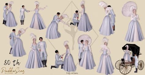 Victorian Poses Sims 4