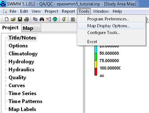 EPASWMM5 Tutorial With Images For SWMM 5 1 014 SWMM5 ICM SWMM ICM InfoWorks InfoSWMM InfoSewer