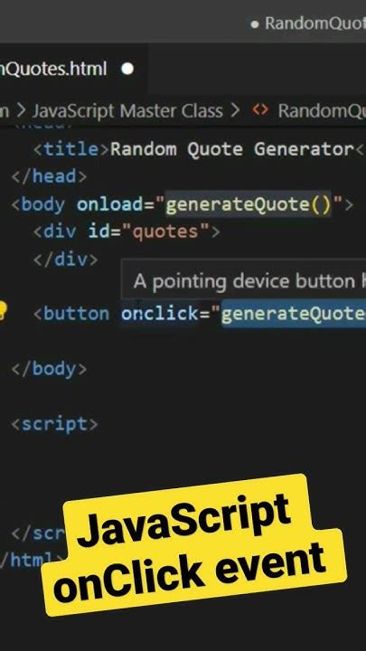 Javascript Onclick Event Javascript Coding Programming