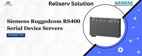 Siemens Ruggedcom RS Serial Device Data Communication