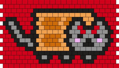 Evil Nyan Cat Peyote Stitch Bead Pattern Peyote Bead Patterns Characters Bead Patterns