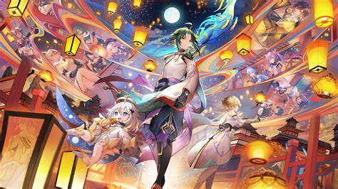 Baizhu Beidou Ganyu Keqing Lumine Ningguang Hd Genshin Impact