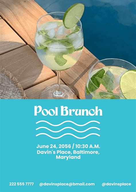 Free Brunch Flyer Templates Editable And Printable
