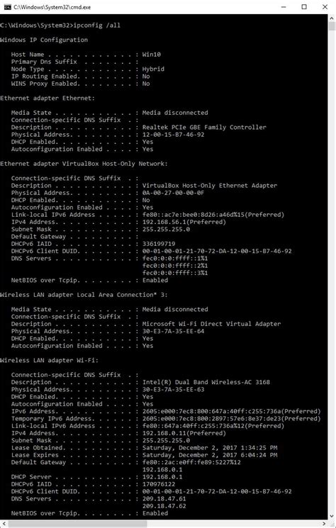 Ipconfig Command Options Online Computer Tips