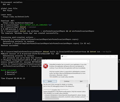 Exception On Keyboard Layout Switch With InvariantGlobalization Issue