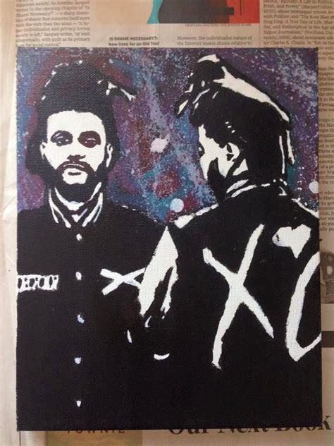 The Weeknd Stencil