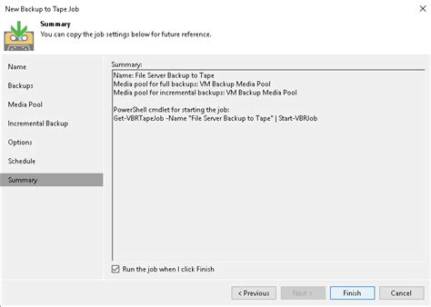 Step 9 Finish Working With Wizard User Guide For VMware VSphere