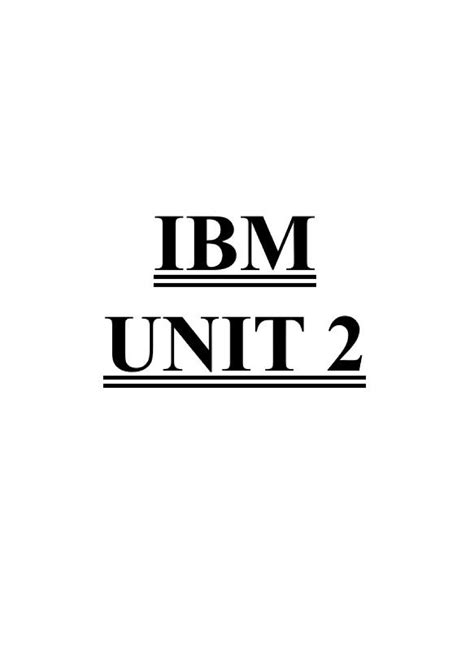 IBM Unit 2 Required Web Technology Studocu