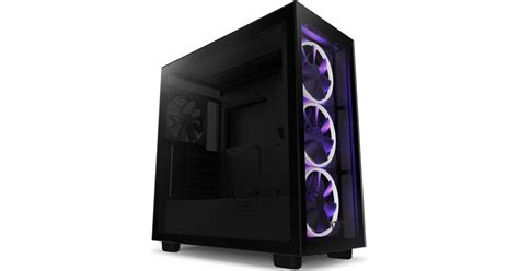 NZXT H Elite ATX Tempered Glass Mid Tower Gaming Case W X Mm Fans Front X Mm RGB USB