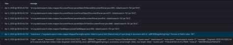 Escaped Message And Multiline Stacktrace From Elasticsearch Are Not