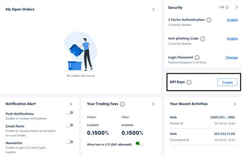 How To Generate Api Keys And Secret Keys Lcx