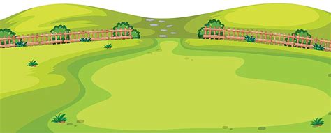 Natural Environment Lanscape Scene Illustration Vector Clipart Vector