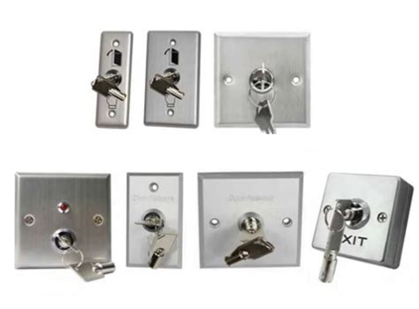 V Stainless Steel Metalic Exit Door Release Key Switch China Factory Fondvision