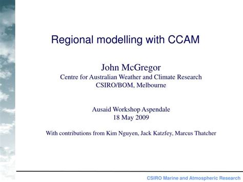 Ppt Regional Modelling With Ccam Powerpoint Presentation Free Download Id 3284382