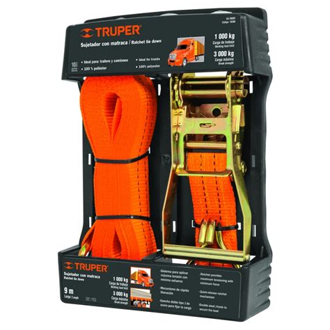 Eslinga Truper 9 Mt X 2 Carga Maxima 3000 Kg Su 3000c 19286