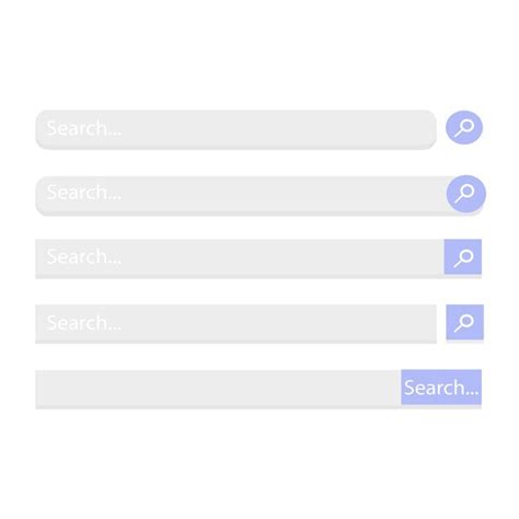 Premium Vector Search Bar For Interface Design And Website Search