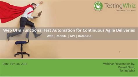 Webinar Web Test Automation For Ui And Functional Testing In Continuous