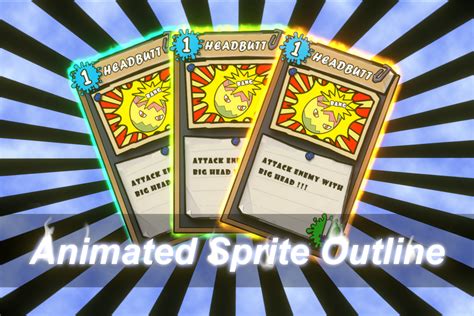 Animated Sprite Outline Vfx Shaders Unity Asset Store