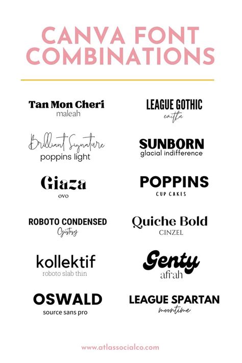 Secret Canva Font Pairings I Swear By Keyword Elements Canva Graphic