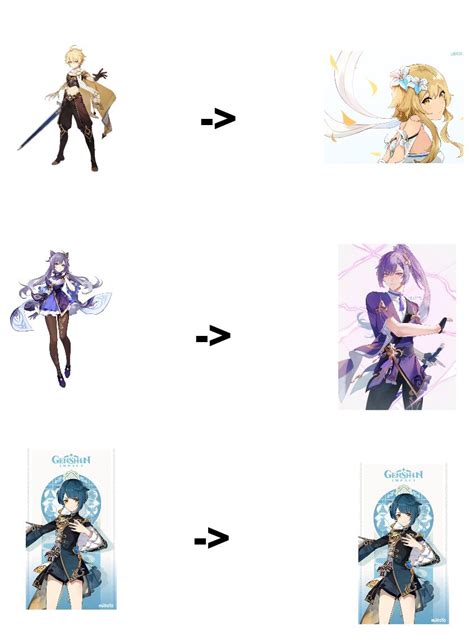 Genshin Genderbends Genshin Impact Hoyolab