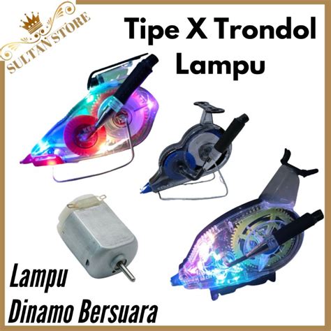 Jual Tipe X Trondol Modif Kenalpot Dinamo Lampu Tipe Ex Kertas Roll