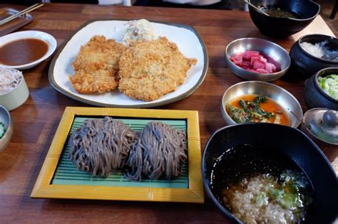 마산 양덕동 맛집 메밀국수향기 판메밀 왕돈까스