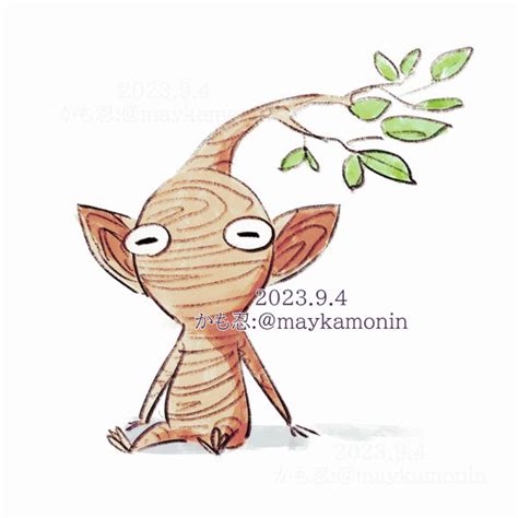 Yellow Pikmin Pikmin Drawn By Maykamonin Danbooru