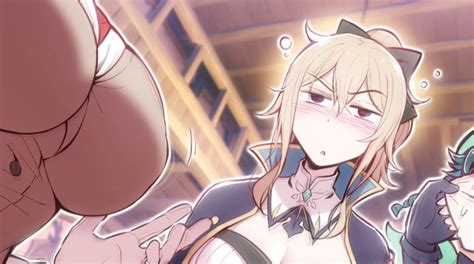 Rule 34 2girls Anime Barbatos Blonde Hair Breasts Diluc Genshin