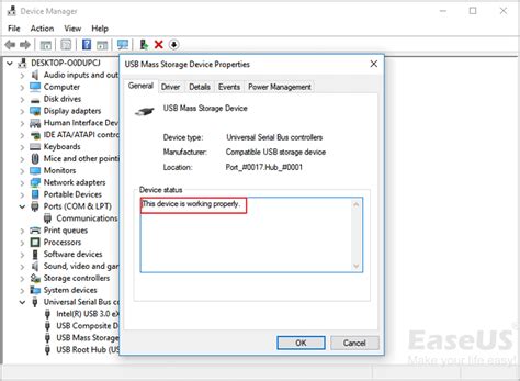 Error Code 43 How To Fix Usb Device Not Recognized Easeus