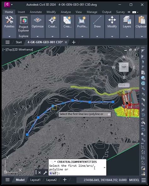 Civil 3d Tutorial Create Alignment From A Polyline Civil3d