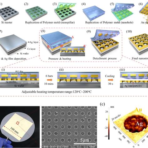 Fabrication Process Large Area Photo And 3d Image Of Heterogeneous Download Scientific