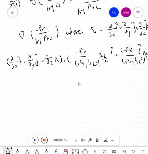 Divergence And Curl Of A Vector Field Product Rule For Divergence
