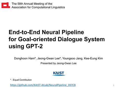 End To End Neural Pipeline For Goal Oriented Dialogue System Using Gpt