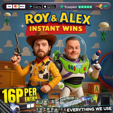 Roy And Alex Instant Wins Everything We Use 500 Instant Wins With End Draw Uk Carp Tech