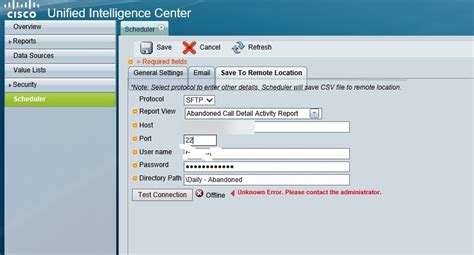 Report Scheduler Over Sftp Cisco Community